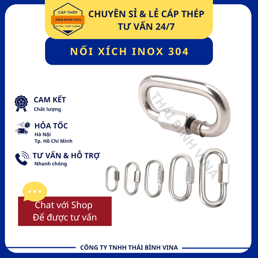 C chain connection INOX 304 Phi 4 5 6 8 10 12 mm | Shopee Malaysia