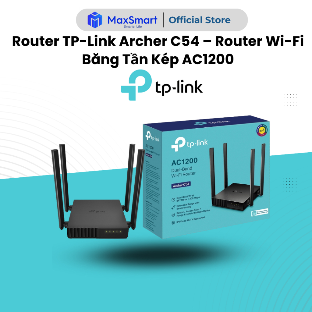 Tp-link Archer C54 Router – AC1200 Dual Band Wi-Fi Router | Shopee Malaysia