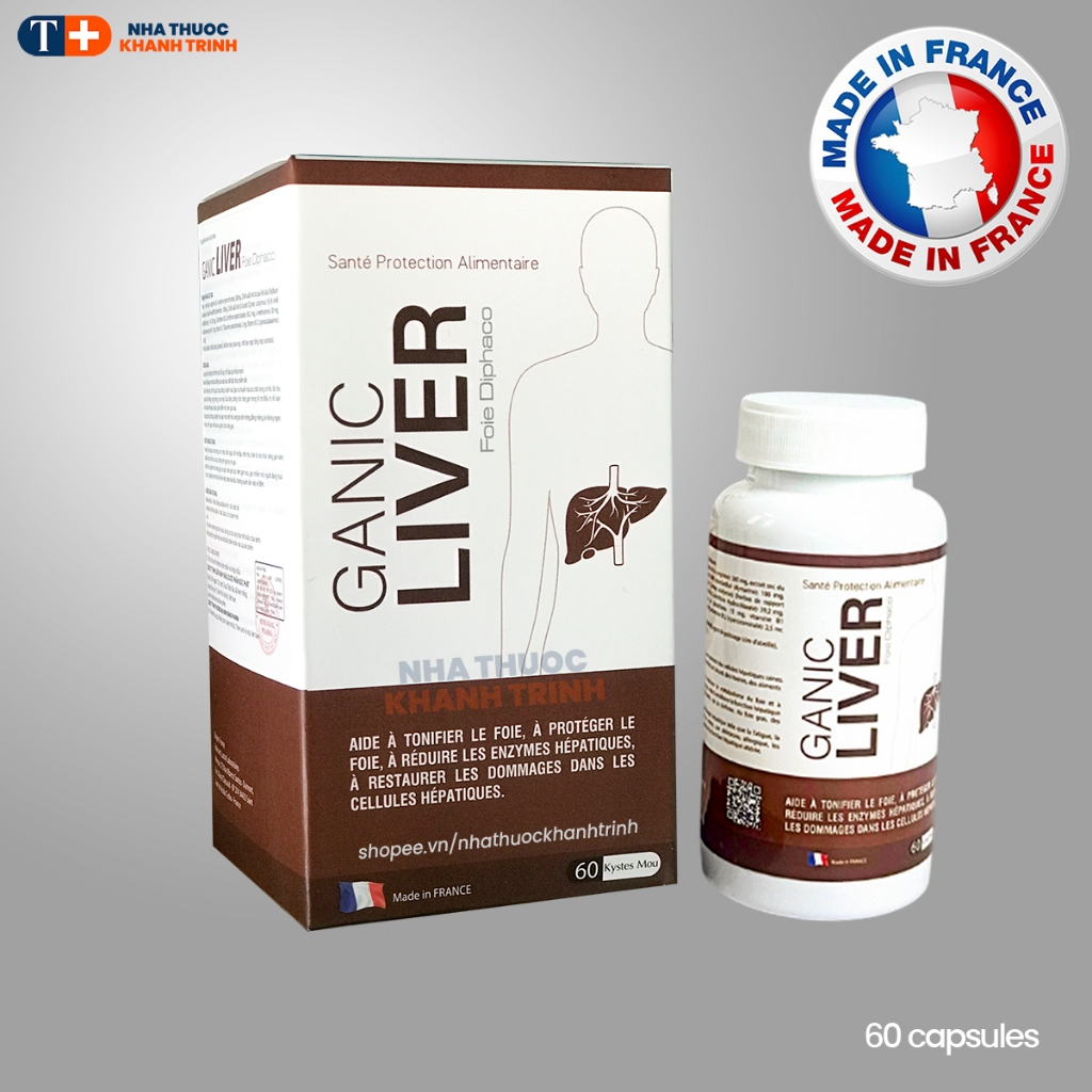 (imported From France, bottle of 60 tablets) GANIC LIVER LIVER tonic ...