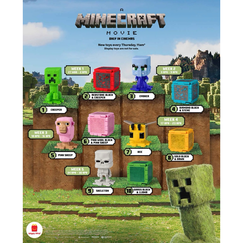 Mcdonalds 2025 Gift Minecraft Model | Shopee Malaysia