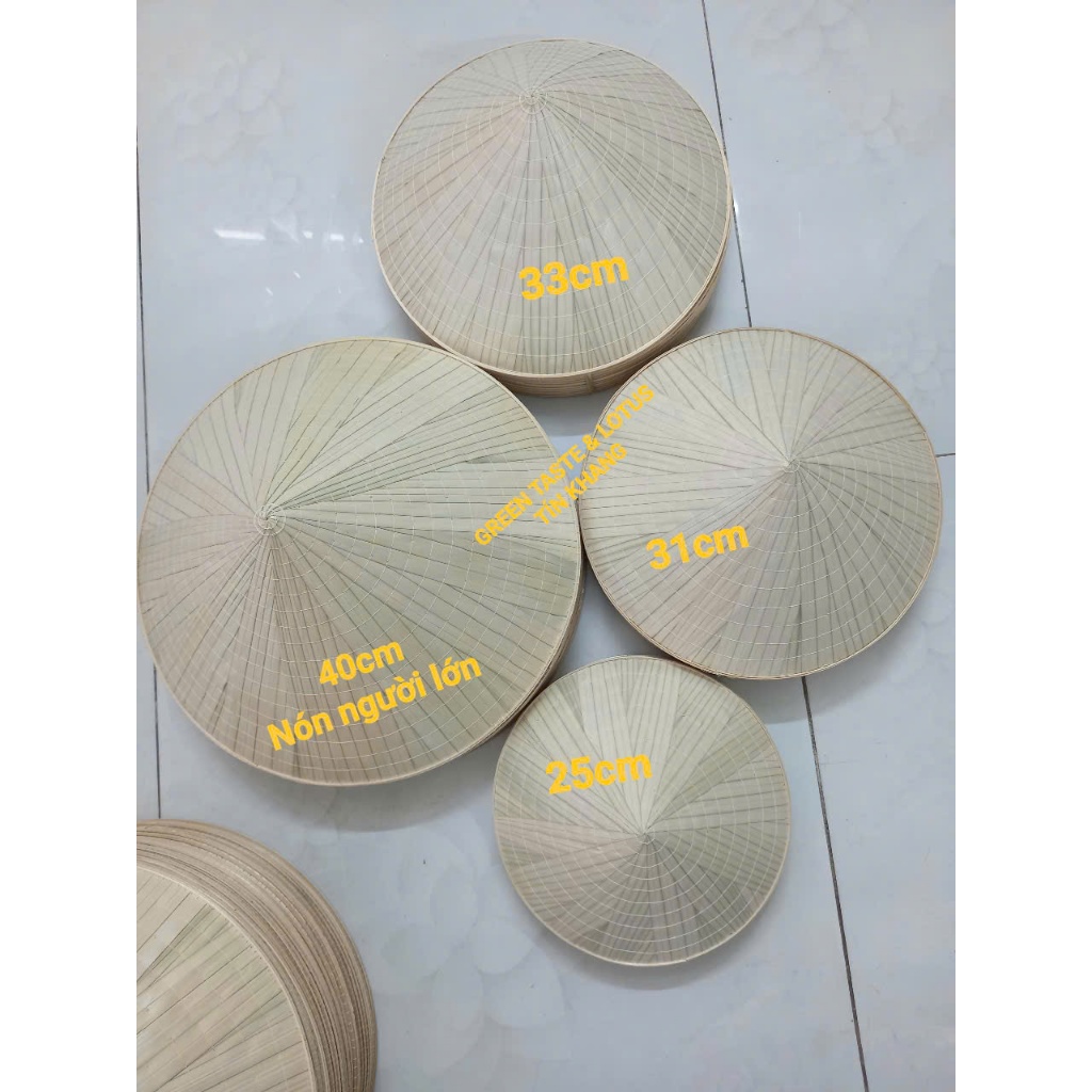 Combo of Plain Conical Hats of All Sizes, Vietnamese Conical Hats ...
