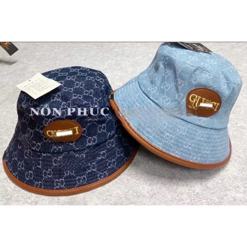 Hot CUCCI LOGO LEATHER BUCKET JEAN HAT | Shopee Malaysia