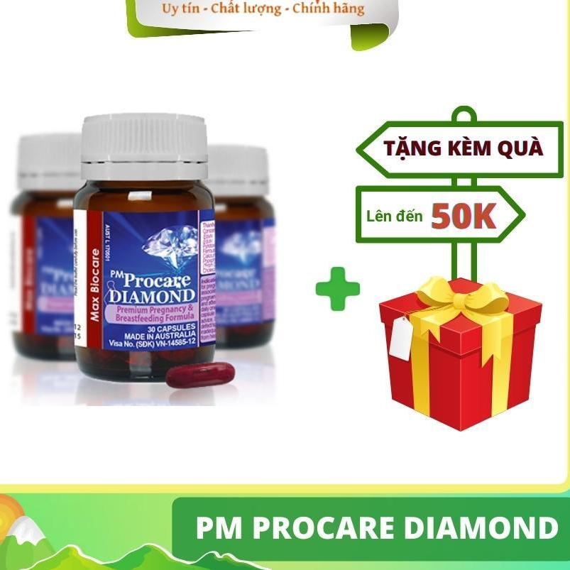 Pm Procare Diamond - Multivitamin for Pregnant and Lactating Women (Box ...