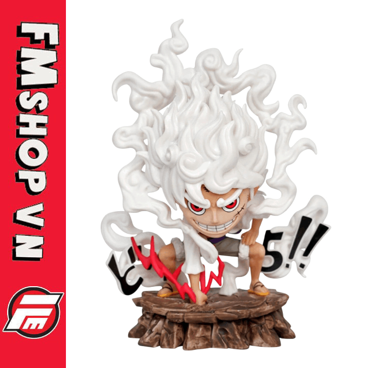 Pvc Character Model Luffy Gear 5 Nika Chibi Sumo Form 15cm BL | Shopee ...