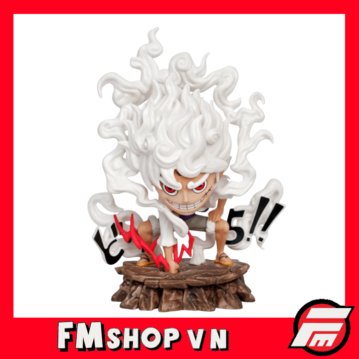Pvc Character Model Luffy Gear 5 Nika Chibi Sumo Form 15cm BL | Shopee ...