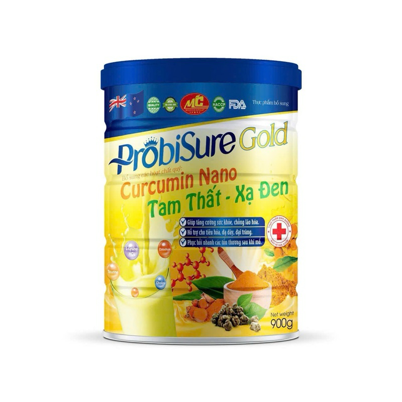 Probisure Gold Curcumin Nano Turmeric Milk - Supports digestion ...