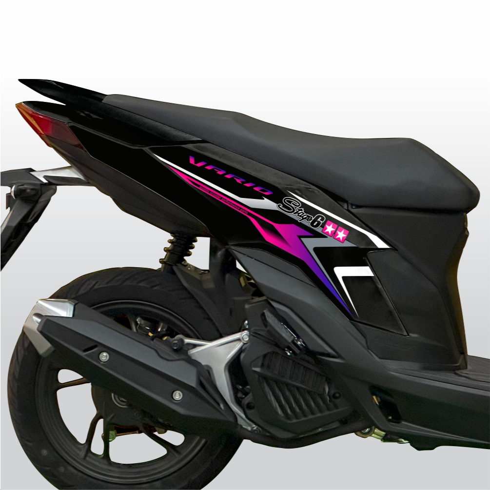 Stage 6 Pink Purple removable sticker for Vario 125 2023 2024 2025 ...