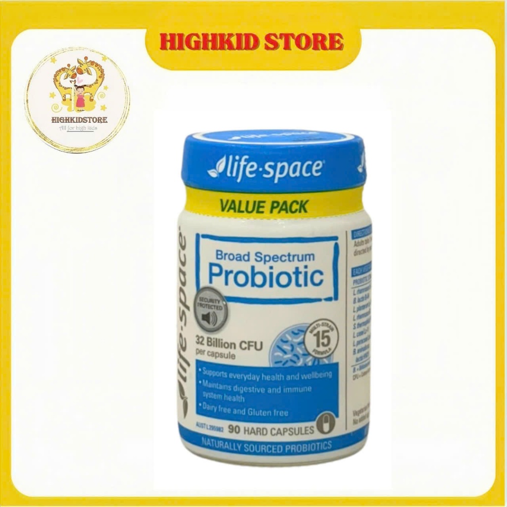 Life Space Broad Spectrum Probiotic 32 billion probiotics 20v, 40v, 90 ...