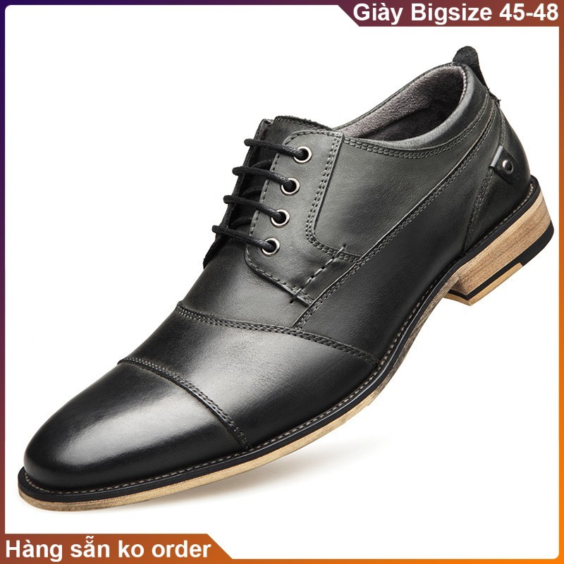 Leather office shoes, big size dress shoes 45 46 47 48 for men with big ...