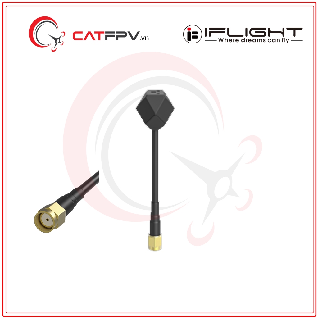 Iflight Albatross V2 Antenna 9cm Lhcp Rp-sma | Shopee Malaysia
