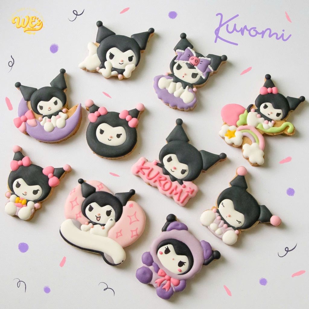 Kuromi Cookie Sanrio Cartoon Kuromi Character Cookies | Shopee Malaysia