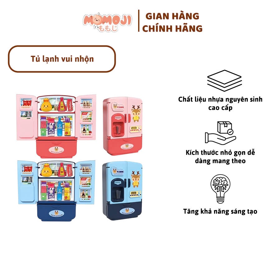 Fun Mini Refrigerator Toy with Many Details for Children | Shopee Malaysia