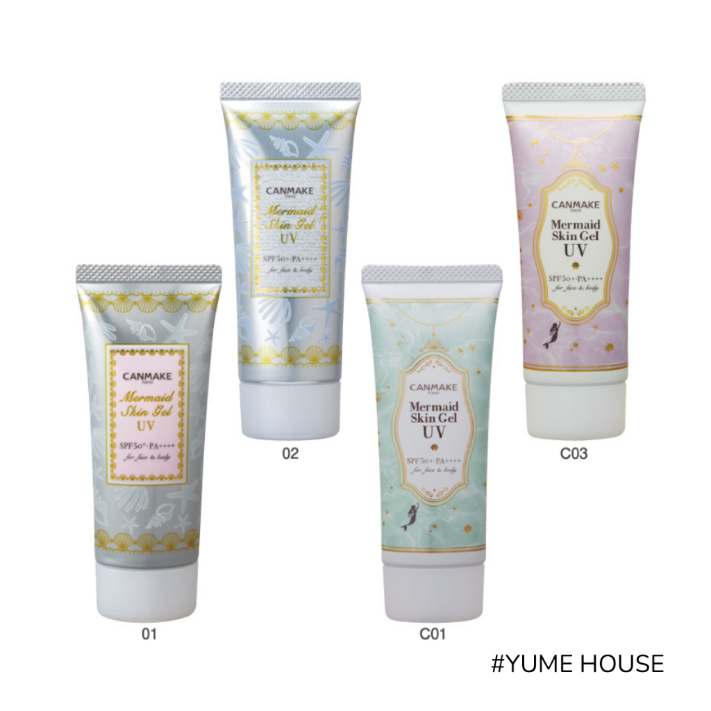 Canmake Mermaid Skin Gel UV SPF 50+ PA++++ 40g | Shopee Malaysia