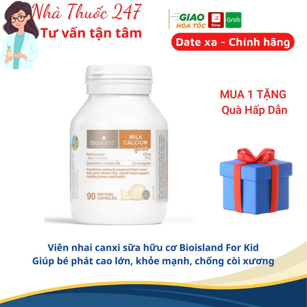 Bioisland Milk Calcium Chewable Tablets help strengthen baby's bones ...