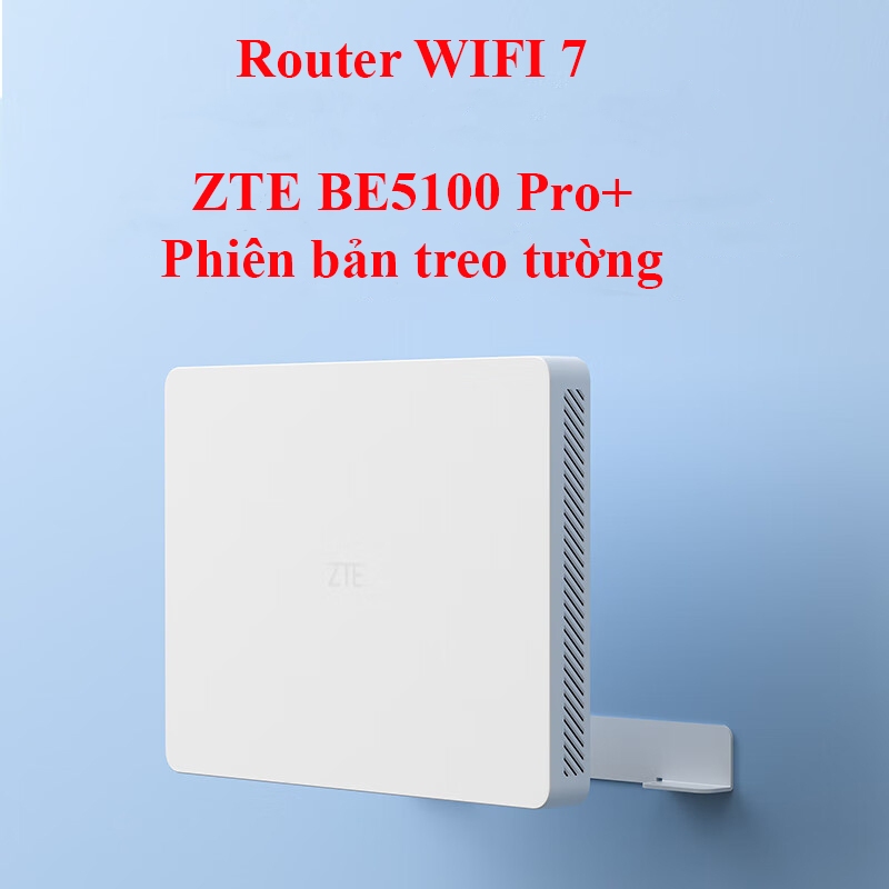 Zte BE5100 Pro+ Wifi 7 Router Wall-mounted version - Strong wall penetration - High load ...