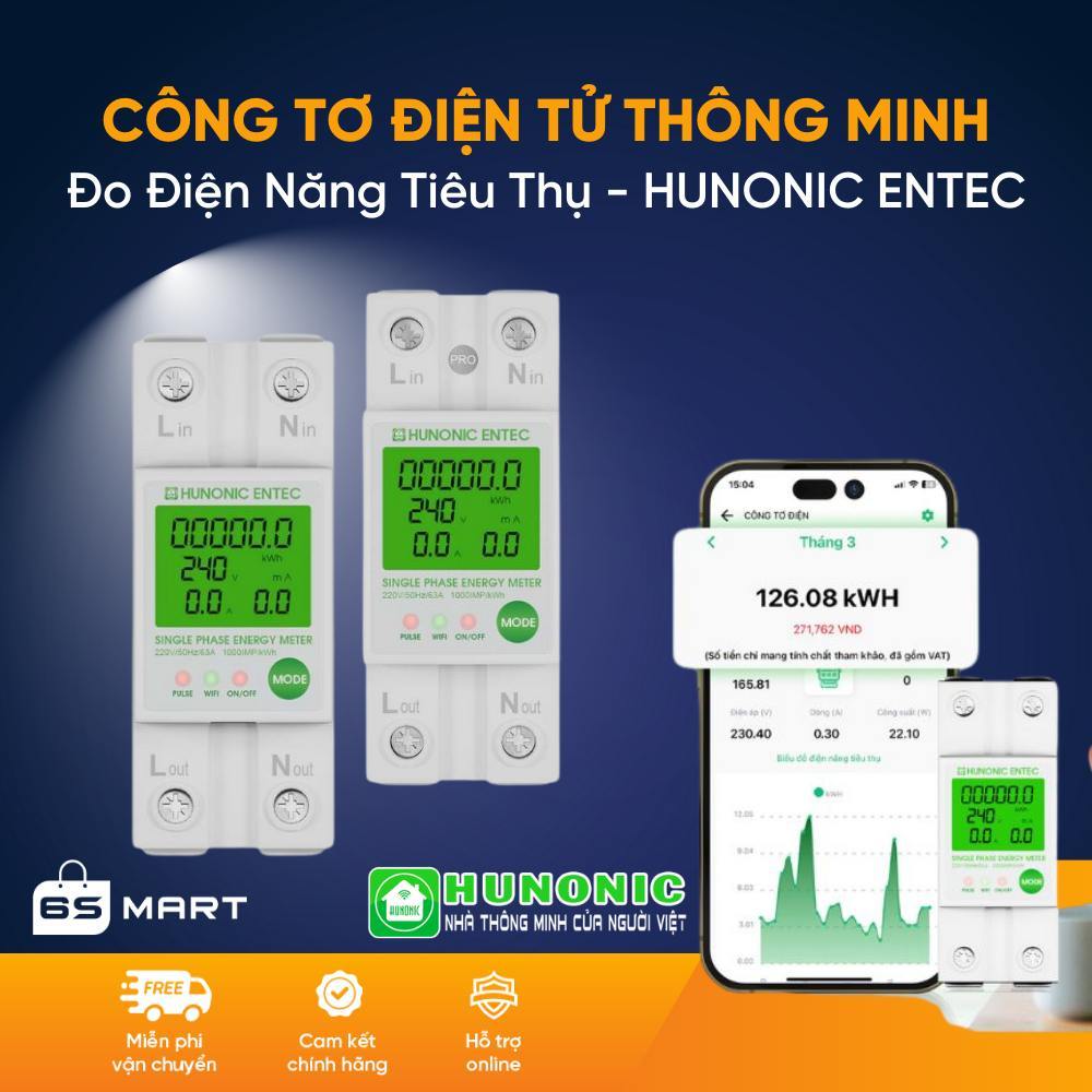 Electronic Meter, Smart Power Controller HUNONIC ENTEC Power ...