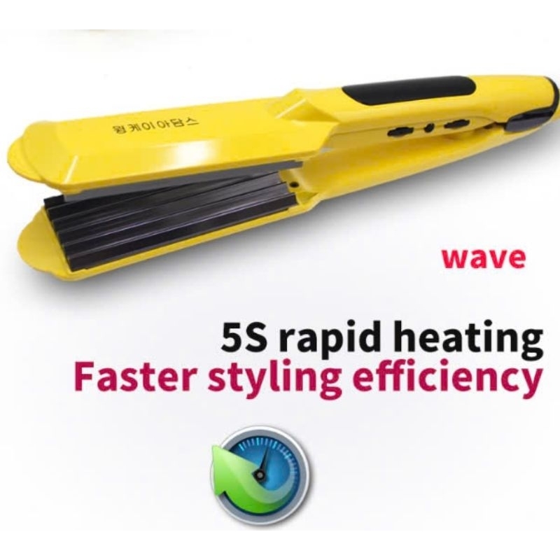 Hair Straightening Machine - Korean yellow Stamping Machine creates ...
