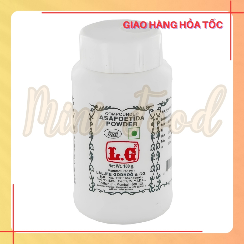 Indian A Ngang/A Quy Powder LG Hing Compounded Asafetada Powder – 100gr ...