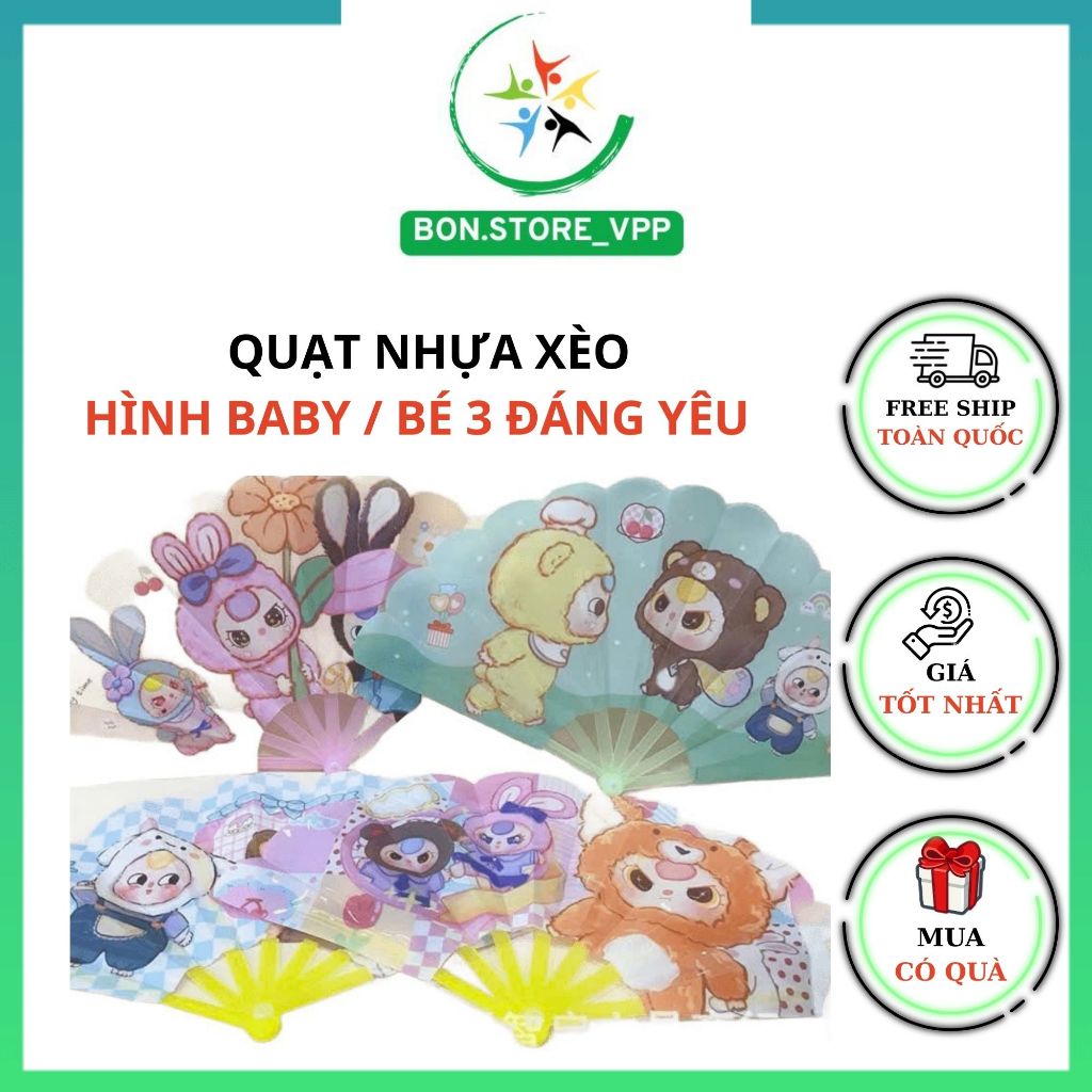 Bon.store Cute Baby Three Pattern Fan, Many Lovely Models TB0247 ...