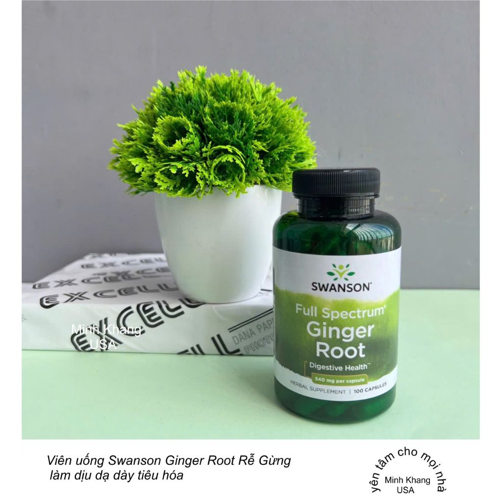 Swanson Ginger Root Ginger Root soothes stomach and digestion 100 ...