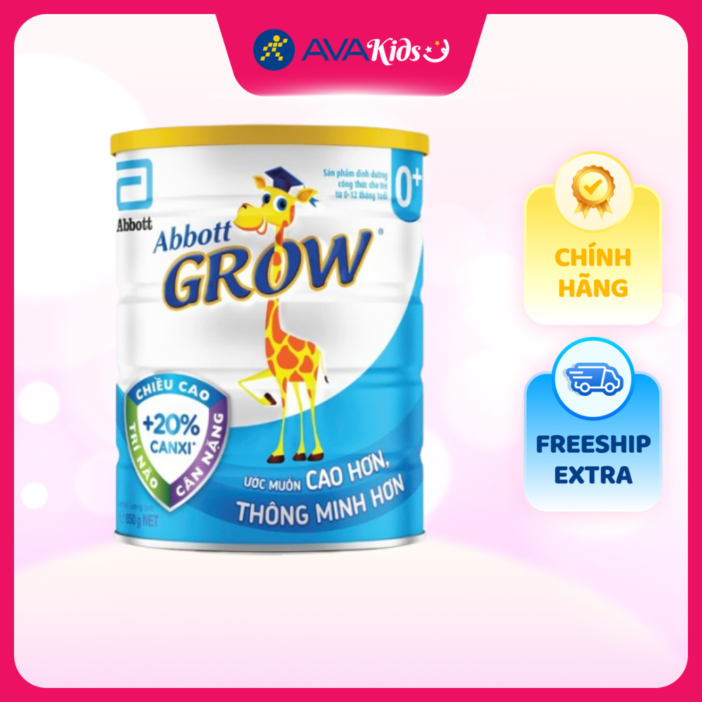 Abbott Grow 0+ milk powder vanilla flavor 850g (0 - 12 months) | Shopee ...