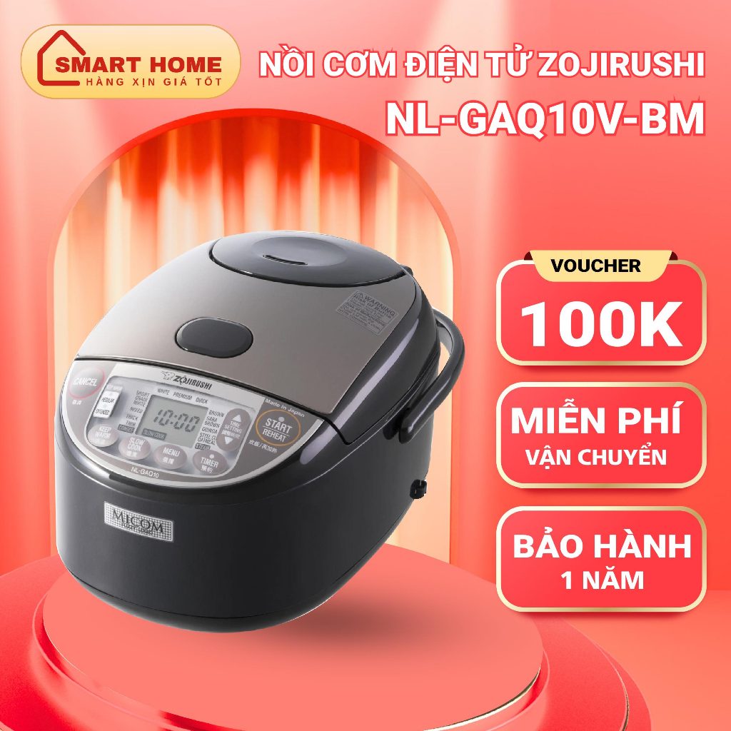 Zojirushi NL-GAQ10V-BM electronic rice cooker, 1L capacity, made in ...