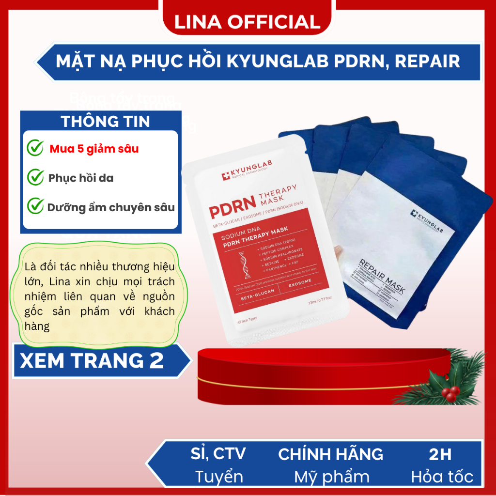 KyungLab PDRN KyungLab Repair Mask New Model KyungLab Deep Moisturizing ...
