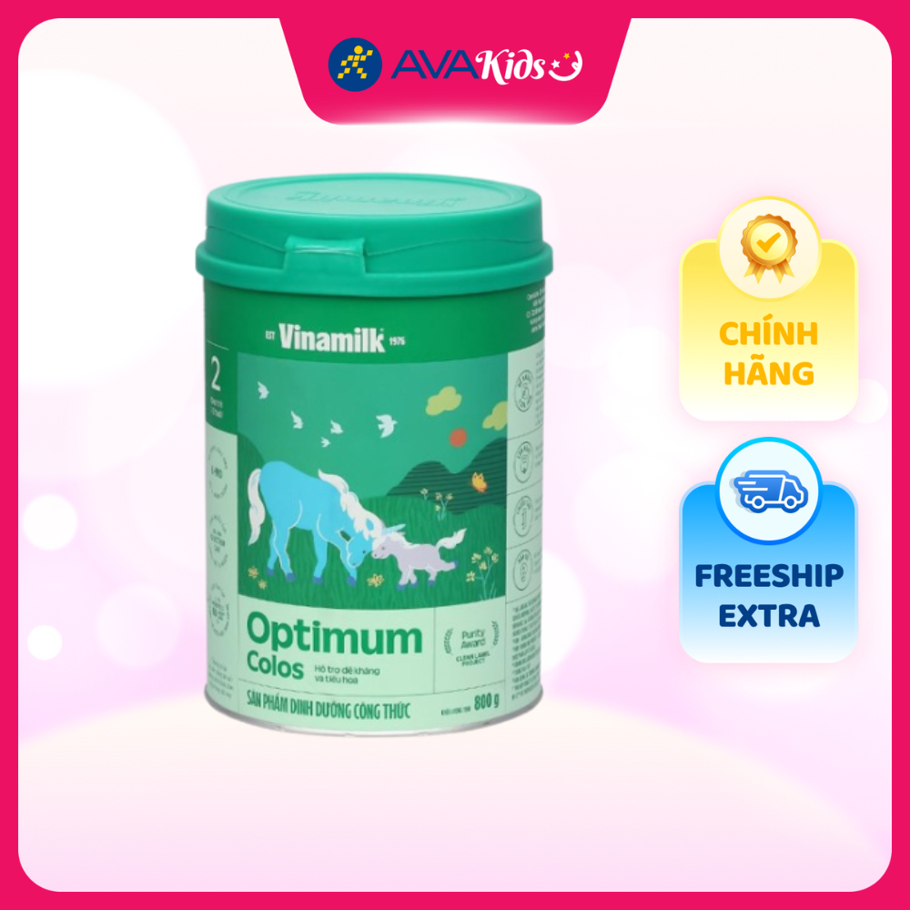 Optimum Colos powdered milk No. 2 vanilla flavor 800g (1 - 2 years old ...