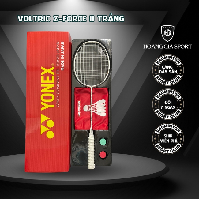 Yonex Voltric Z-Force II Lin Dan Badminton Racket (White) Full Box ...