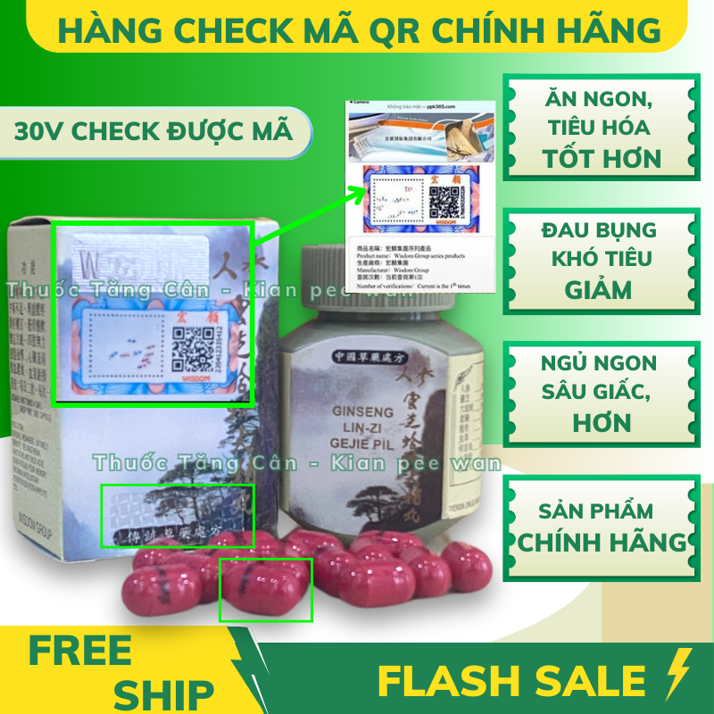 Ginseng Lin-zi Gejie Pil - Gecko Ginseng Great Tonic Box of 30 tablets ...