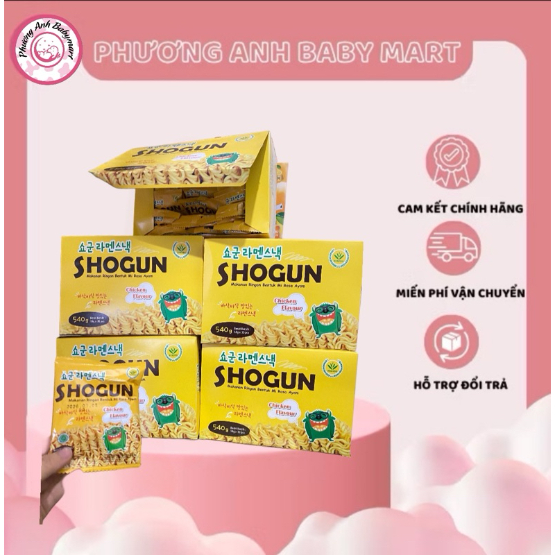 SHOGUN INSTANT CHILDREN'S SHRIMP NOODLES BOX OF 30 PACKAGES X 18G ...