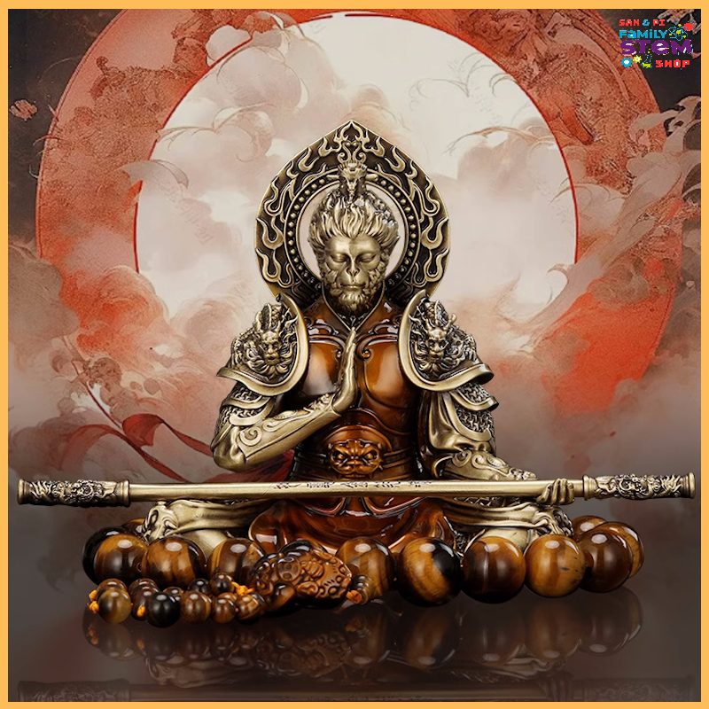 Black Myth Wukong - Statue of Sun Wukong Meditating, decorative model ...