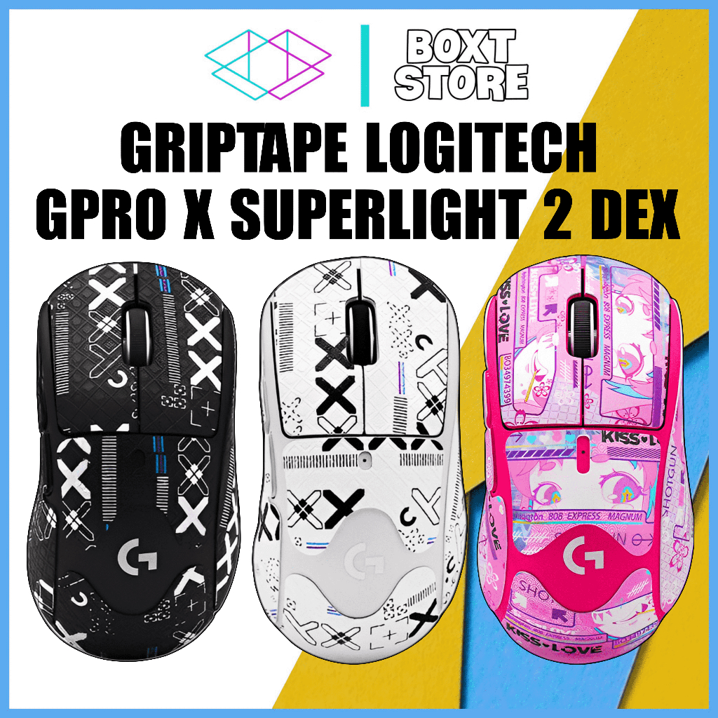 Logitech GPro X Superlight 2 DEX Mouse Grip Tape 3M - Skin Griptape ...