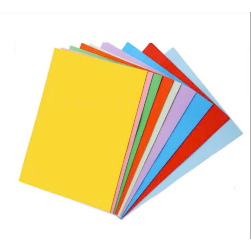 10 sheets of cardboard - fan folding paper, A4 size handmade items, 160 ...