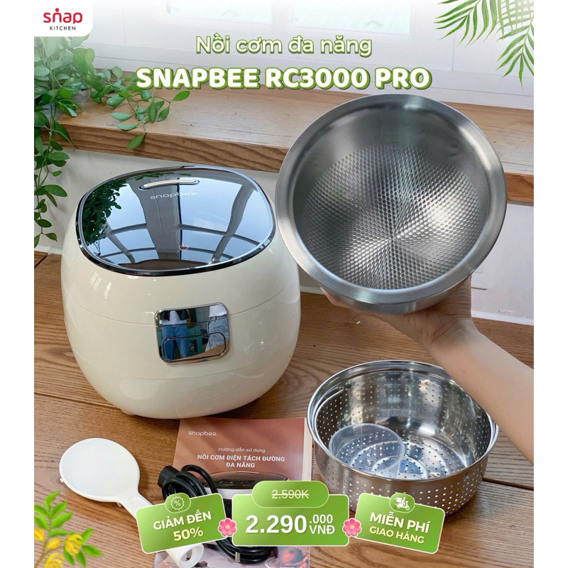 Snapbee RC3000 Pro multi-function rice cooker (Genuine) | Shopee Malaysia