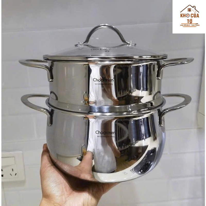 Genuine Chockmen German pot set with steamer basket, high quality ...