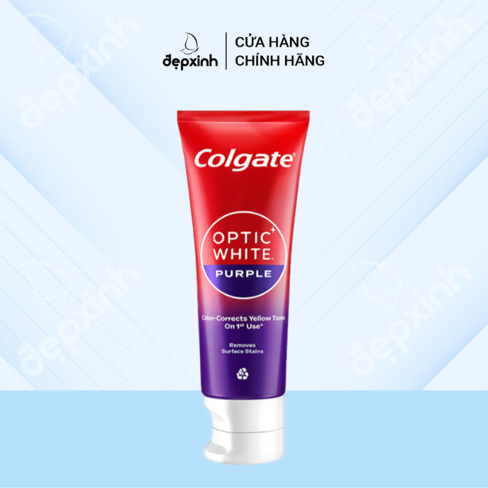 Colgate Optic White Purple Instant Whitening Toothpaste 100g | Shopee ...