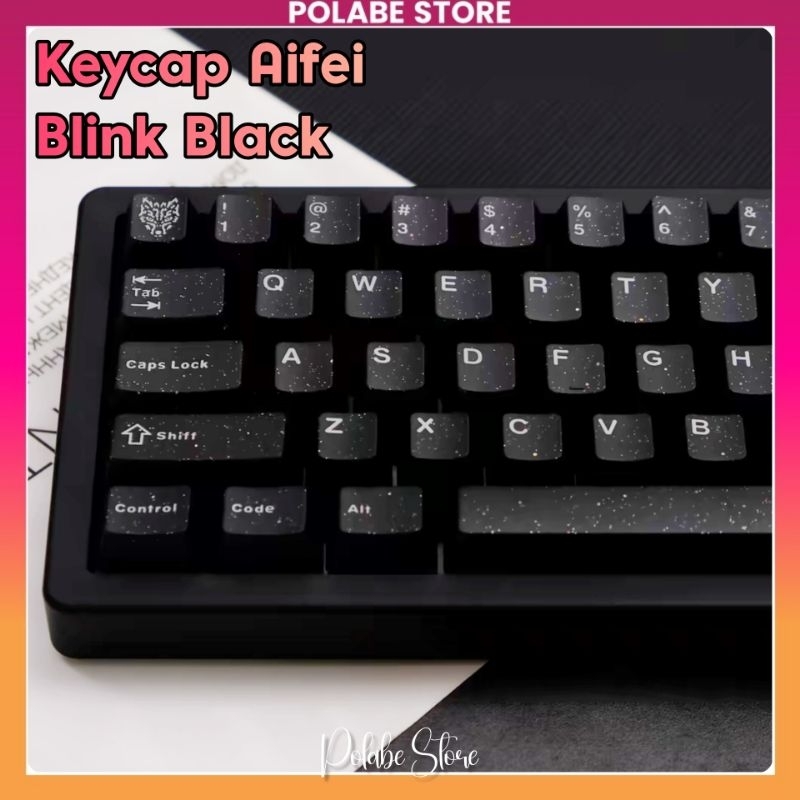 Aifei Blink Black Watermelon Profile Keycap Pyga mechanical keyboard ...