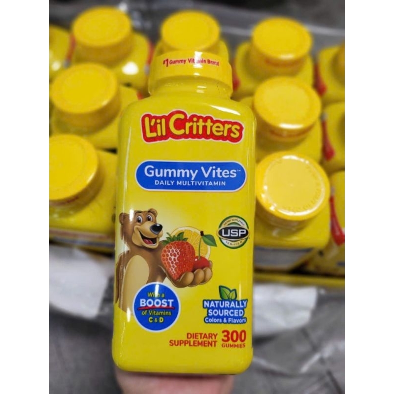 Gummy candy supplementing many types of VITAMINS L’IL CRITTERSTM GUMMY ...