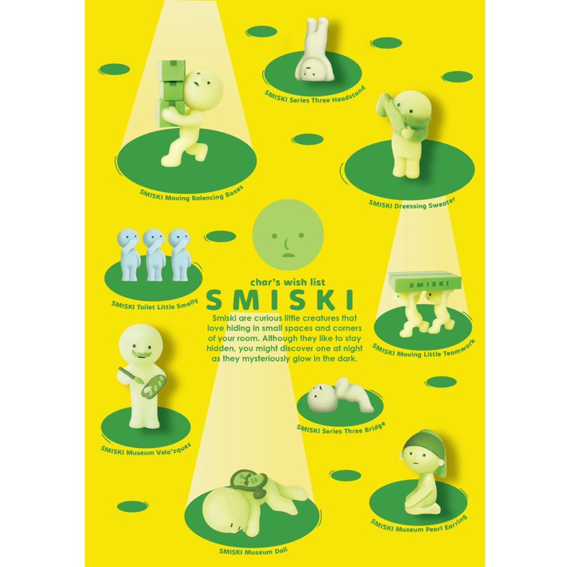 [Genuine] Blind Box Smiski Collectible Models Series Anime Merchandise ...