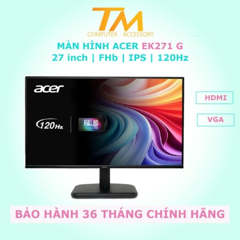 Acer EK271 G Monitor | 27 inch, FHD, IPS, 120Hz, 1ms | | Shopee Malaysia