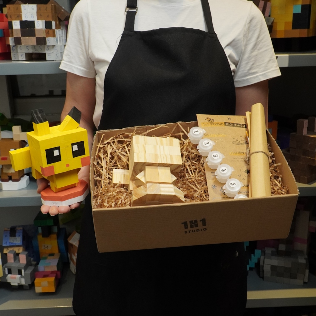 Pikachu Pokemon Wooden Model Coloring Kit (DIY) | Shopee Malaysia