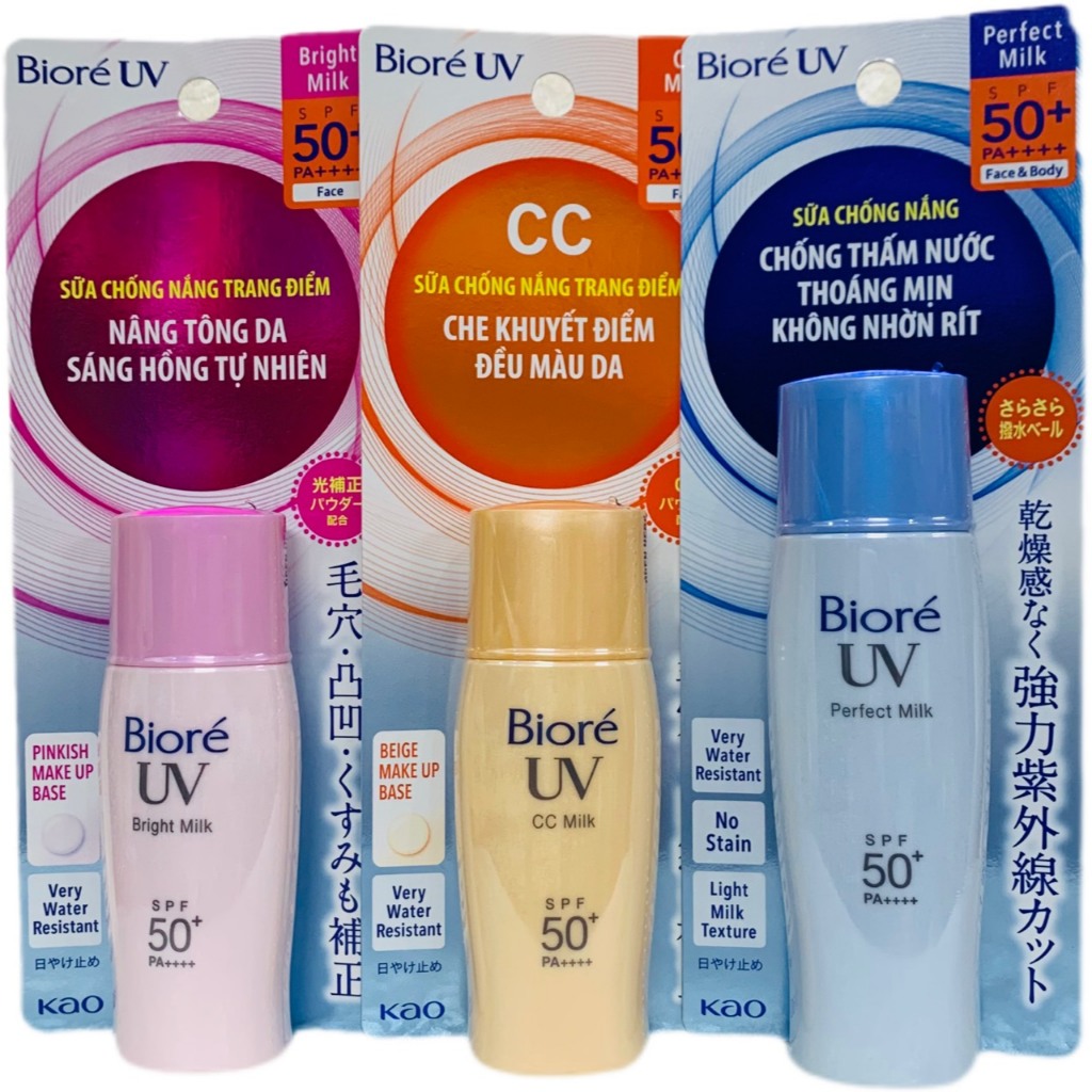 Biore UV Milk Sunscreen SPF50+/PA++++ 30ml | Shopee Malaysia