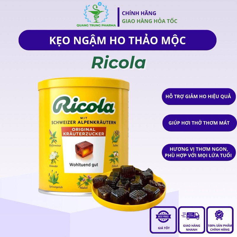 Ricola German herbal cough lozenges 100 tablets - Box of 250gr | Shopee ...