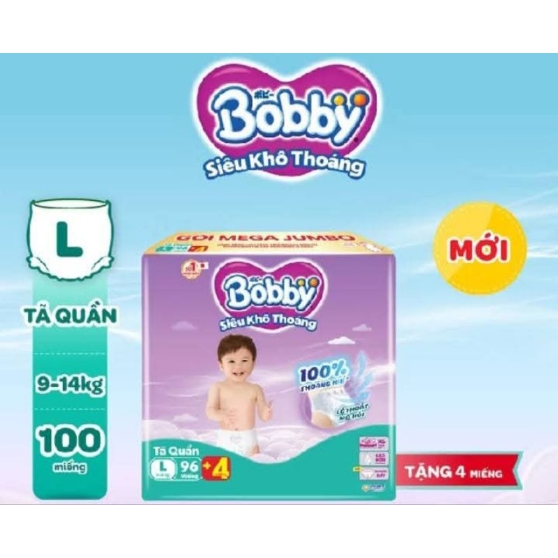 Bobby mega jumbo diapers/diapers size L100 pieces - 3mm magic ...