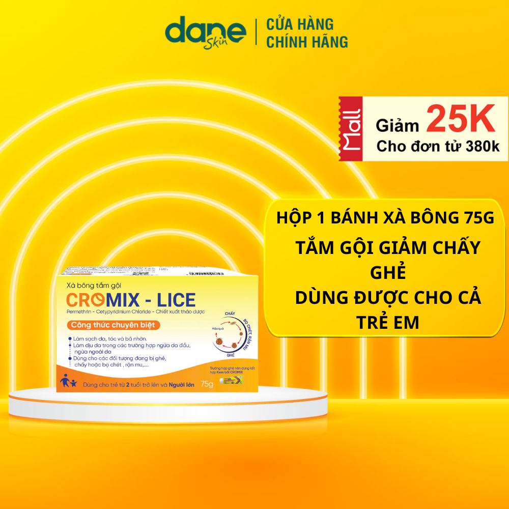 Cromix Lice anti-itch and scabies soap 75g reduces itching and scabies ...