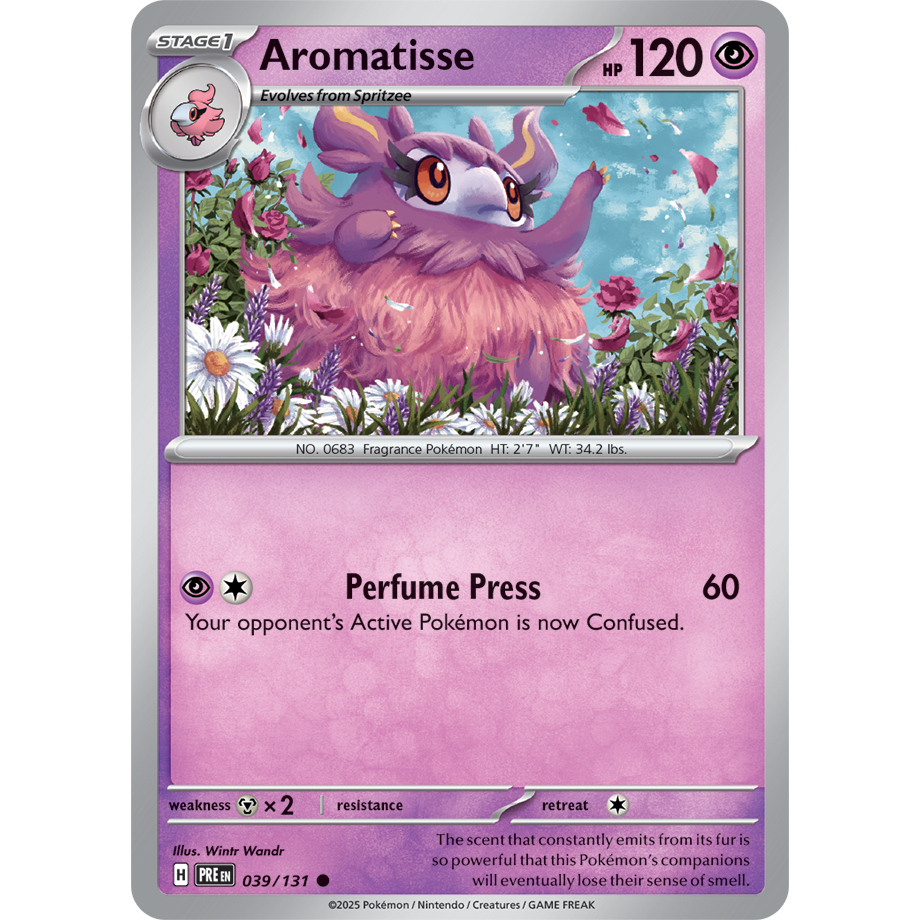 [KW2 Pokemon] [EN] Aromatisse Card - 039/131 - Common - PREEN | Shopee ...