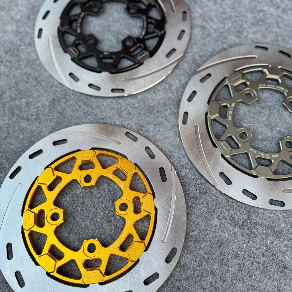 Gs 220mm brake disc with 6 K2 hydraulic rings to prevent brake jamming ...