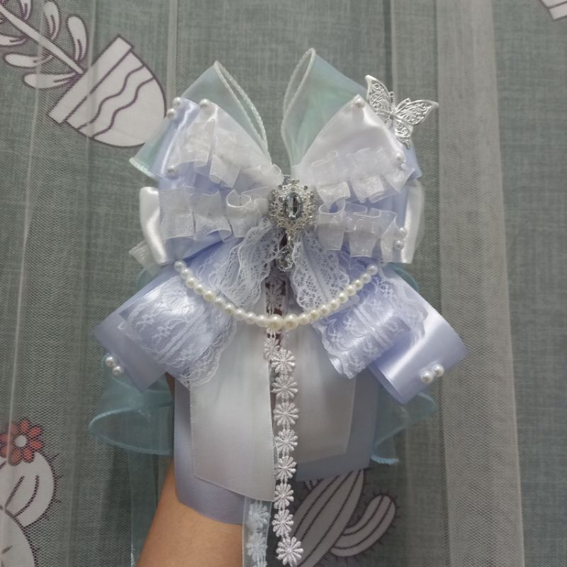 Luxury lady's blue lightstick bow - Treasure Seventeen Boynextdoor H2H ...