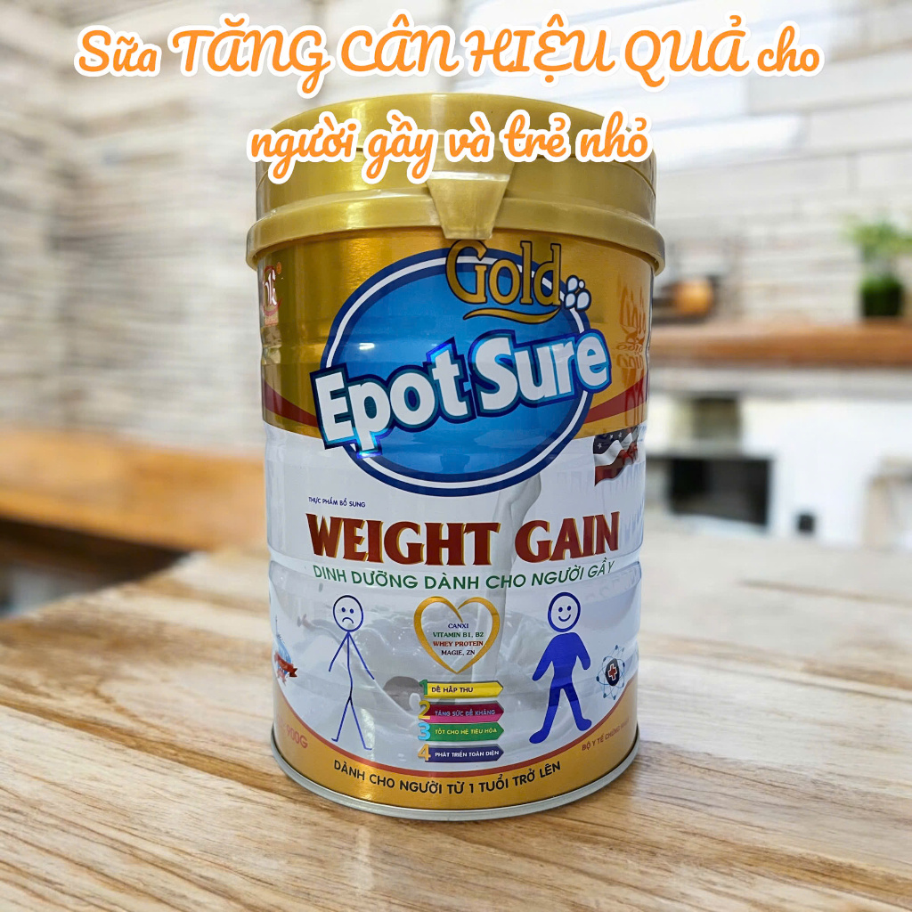 EPOT SURE WEIGHT GAIN WEIGHT GAIN Milk for Adults and Children 900gr ...